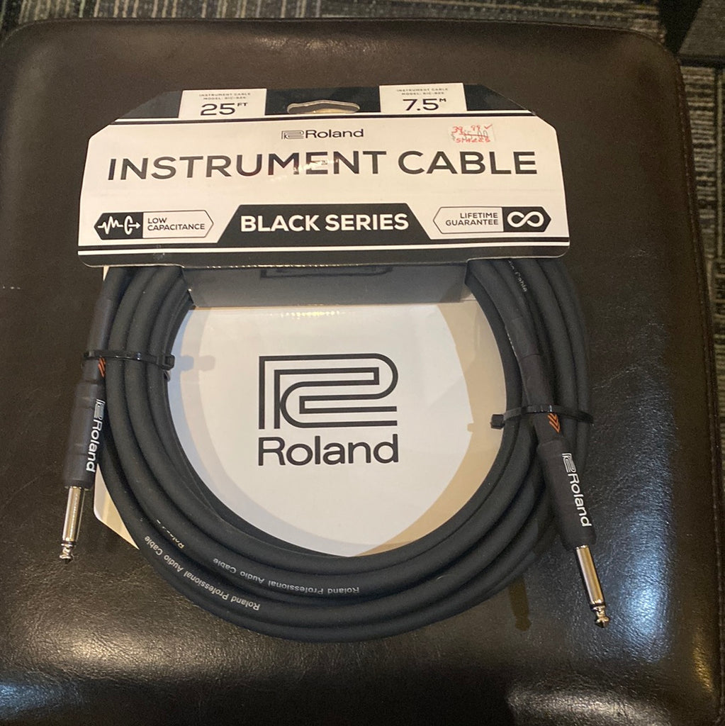 Roland Black 25ft Series Instrument Cable – Starr's Guitars